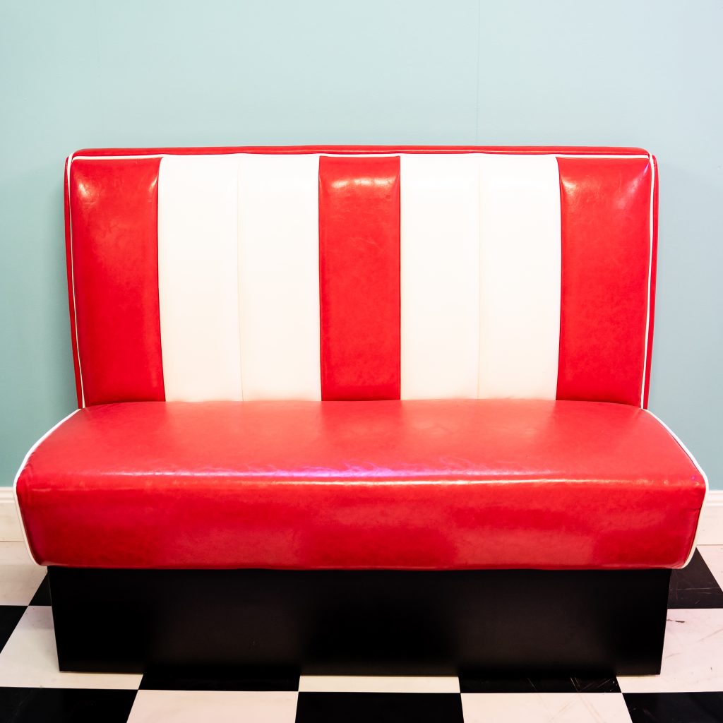 U Shape Diner Booth Set - Diner Booths | Mancave Madness