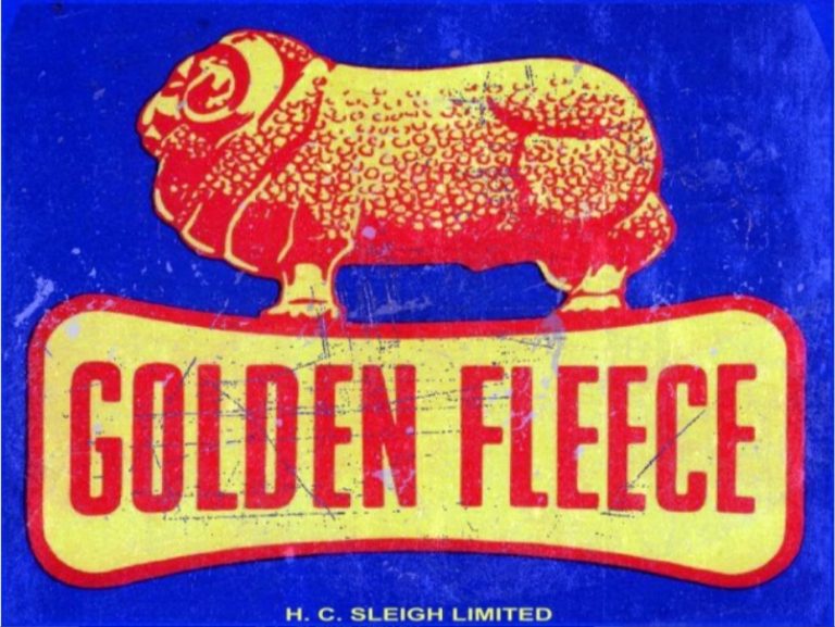 Golden Fleece Ram Large Sign - Man Cave Madness