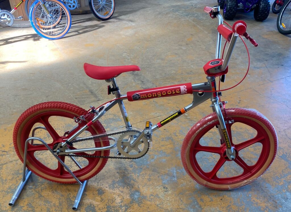 Mongoose California Red with Skyway Tuffs - Man Cave Madness