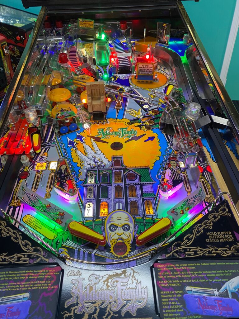 The Addams Family Gold Collectors Edition Pinball Machine #344 - Man ...