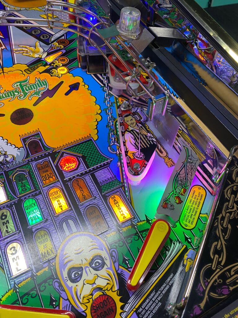 The Addams Family Gold Collectors Edition Pinball Machine #344 - Man ...