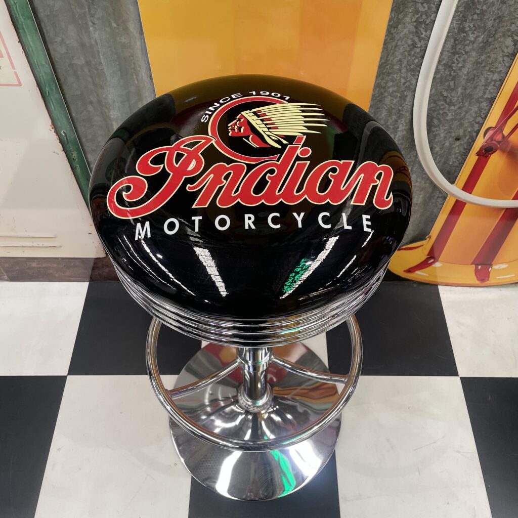 Indian Motorcycle Stool - Man Cave Madness