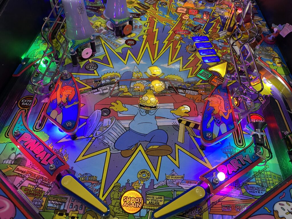 The Simpsons Pinball Party Machine - Man Cave Madness